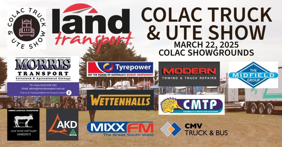 2025 Land Transport Colac Truck and Ute Show | Car Events VIC | Cruzn ...