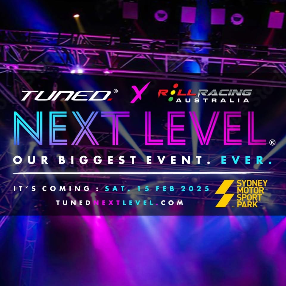 NEXT LEVEL 2025 TUNED x ROLL RACING Sydney Motorsport Park | Cruzn ...